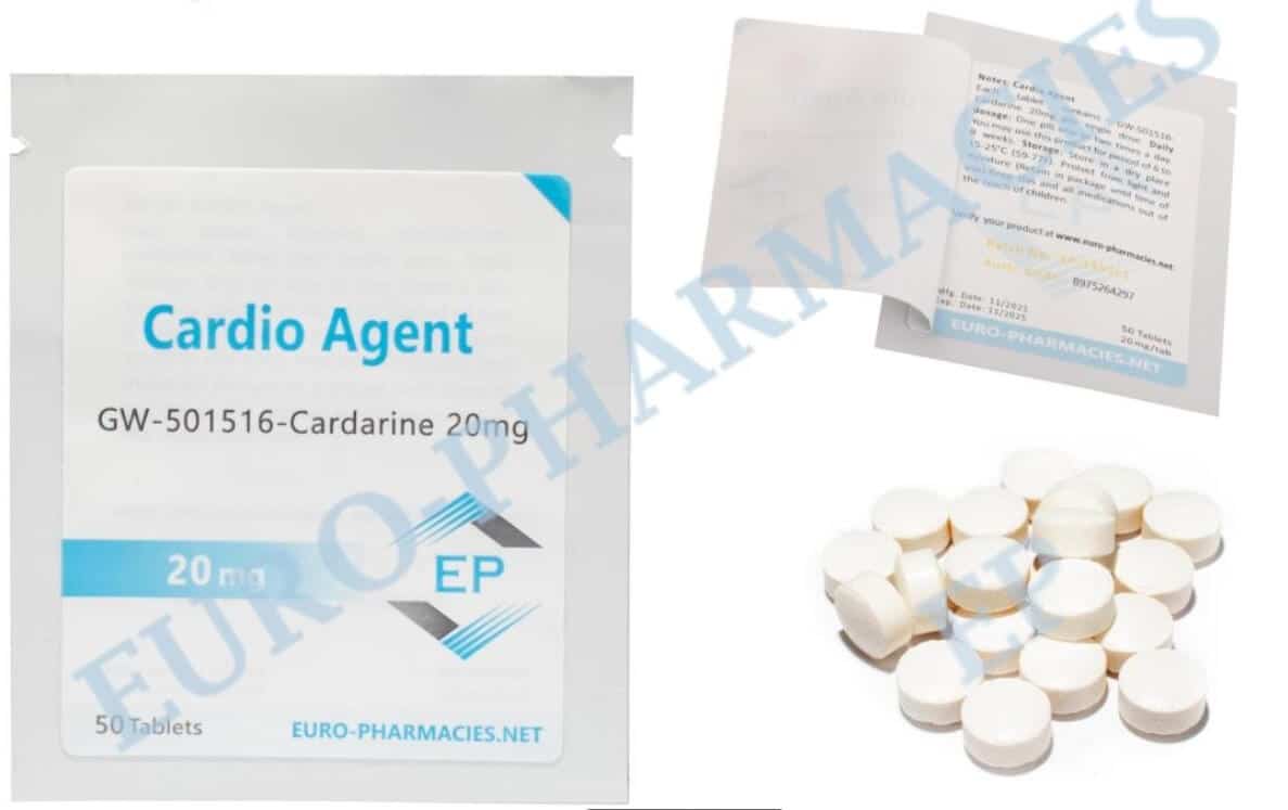 Cardarine-GW501516 - 20mg/tab 50tabs - Euro Pharmacies - USA Domestic ...